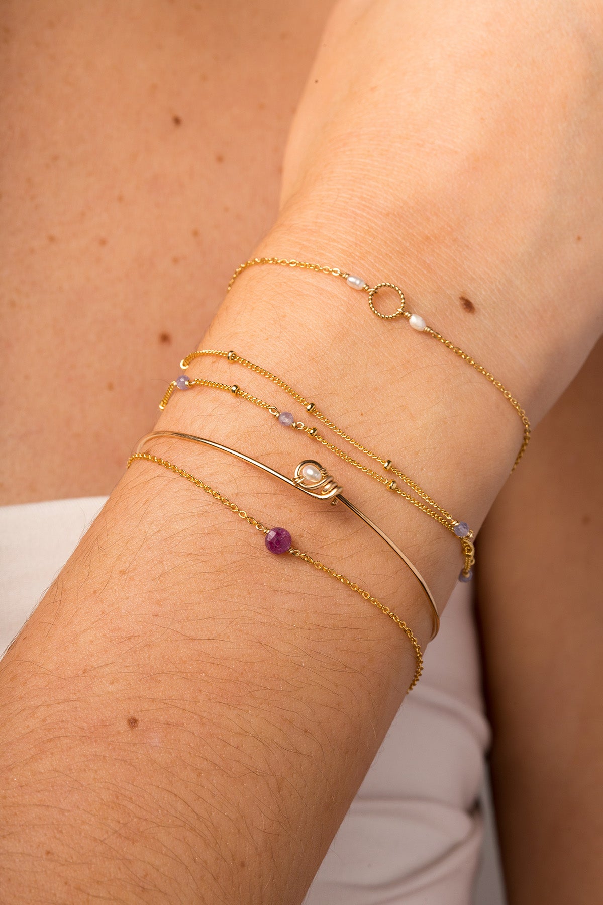 Stella Bracelet - Ruby – YAY Paris